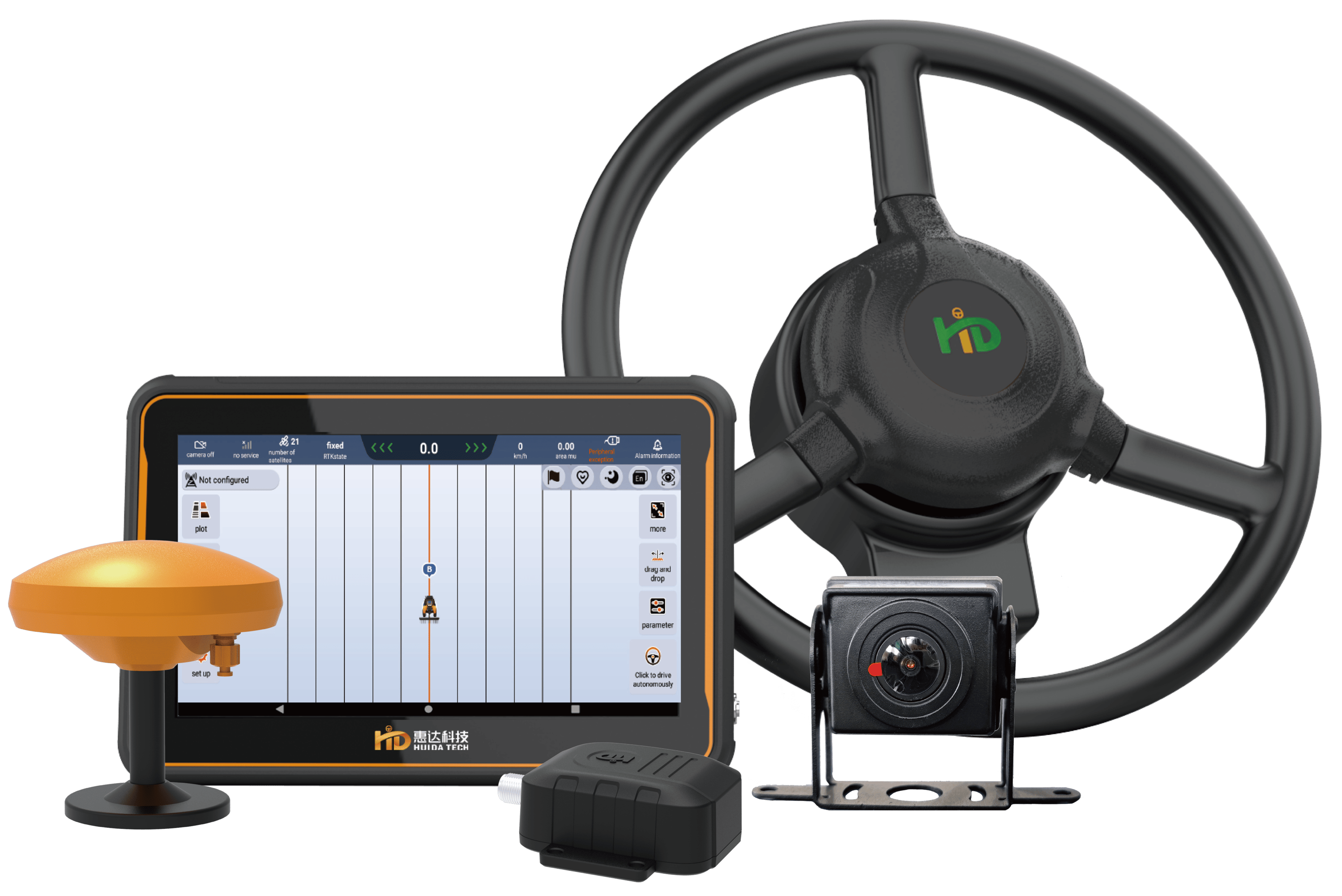 Affordable, easy-to-install auto steering system | HD408 AutoSteer